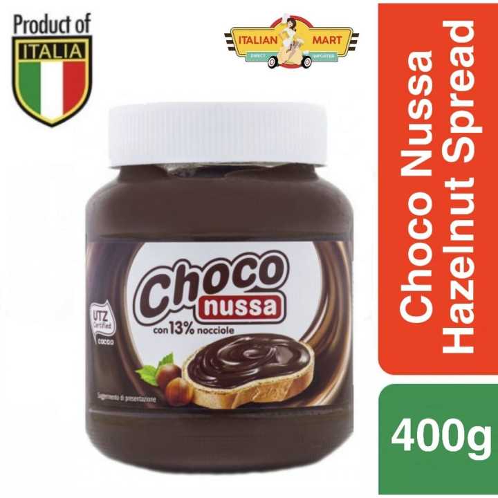 Choco Nussa Hazelnut Spread With Cocoa 400g Made in Italy | Daraz.lk