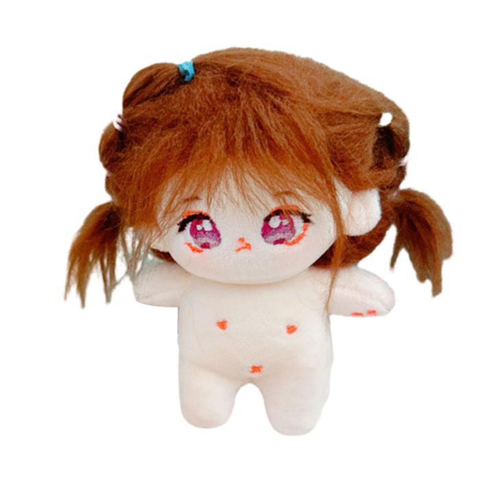 Nebula Plush Doll 10cm Cute Anime Girl Doll with Colorful Hair Big Eyes ...