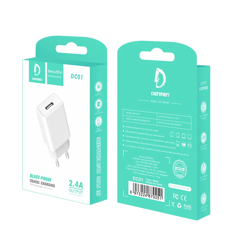 Best Quality Denmen DC01 Single Port Charger USB Power adapter | Daraz.lk