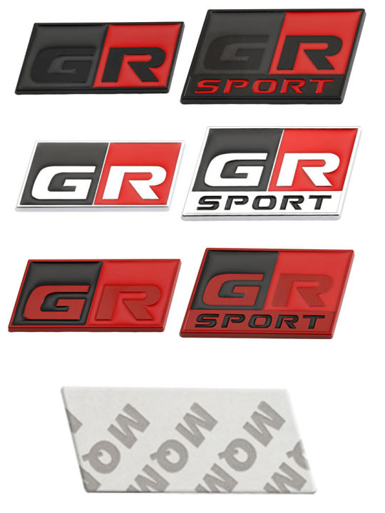 HOT Car Sticker GR Sport Logo Emblem Badge Decals for Toyota HV YARiS ...