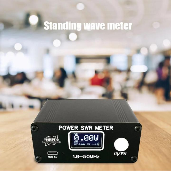 Mini Power SWR Meter HF Digital Display Short Wave Standing Wave Meter ...