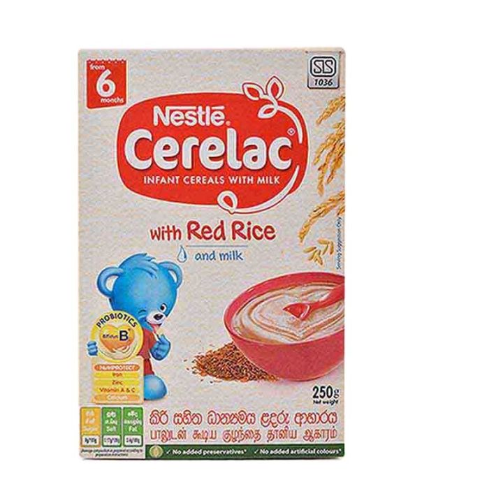 Baby Cerelac Red Rice With Milk - 200.00 g | Daraz.lk
