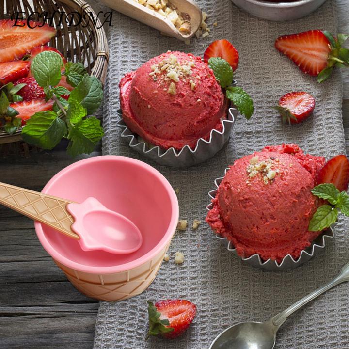 ECHIDNA Ice Cream Scooper Cute Shape Homemade Ice Cream Cup Cake ...