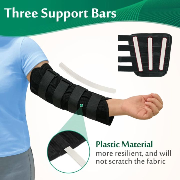 Gentlemange Adjustable Elbow Support Nighttime Elbow Brace Splint ...