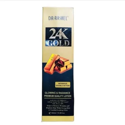 Dr. Rachel 24kgold glowing radiance premium, quality lotion (452ml) | Daraz.lk
