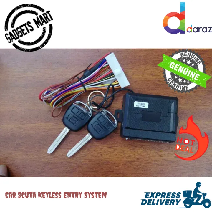 SUZUKI Vehicles Key less Entry System With Remote Lock & Unlock Scuta ...