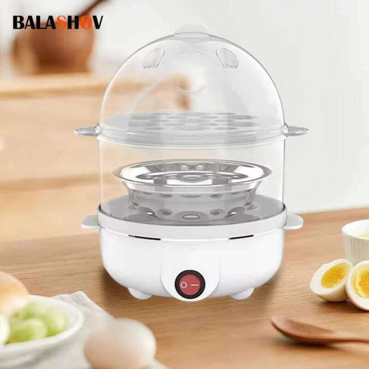 Multifunction Electric Cooker Double Layers Boiler Corn Milk Rapid ...