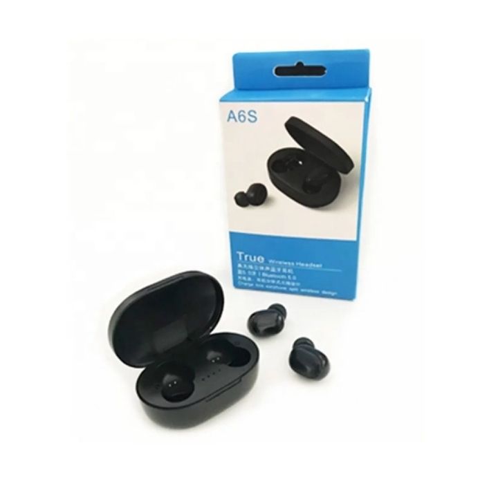 A6S True Wireless Earbuds Headset Bluetooth 5.0 Earbuds Mini pods ...