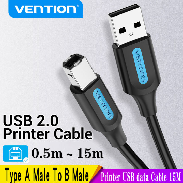 Vention USB Printer Cable USB 3.0 2.0 Type A Male To B Male Sync Data ...
