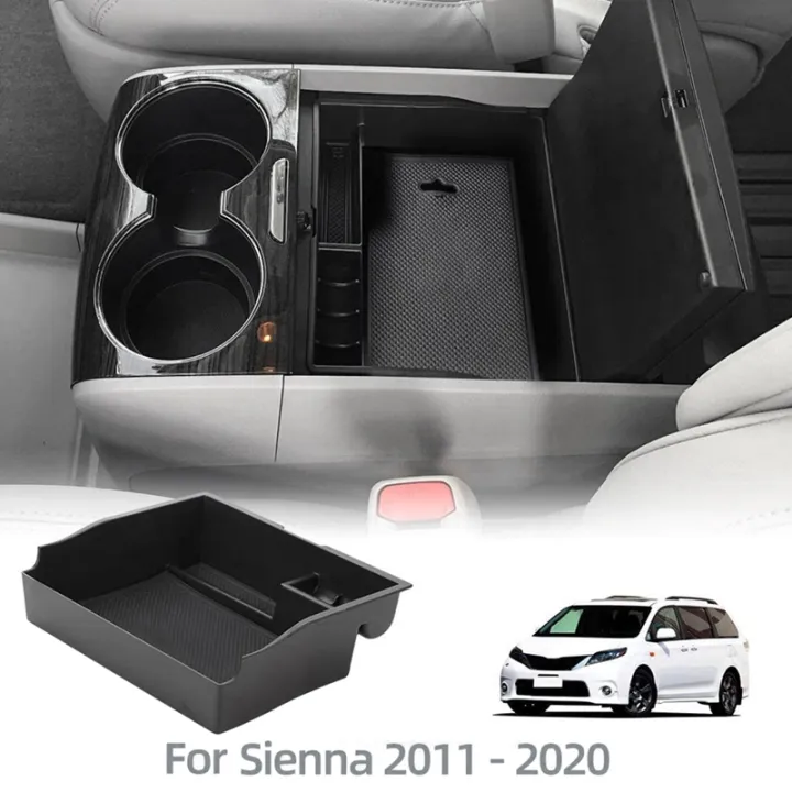 For Toyota Sienna 2011-2020 Car Central Console Organizer Armrest ...