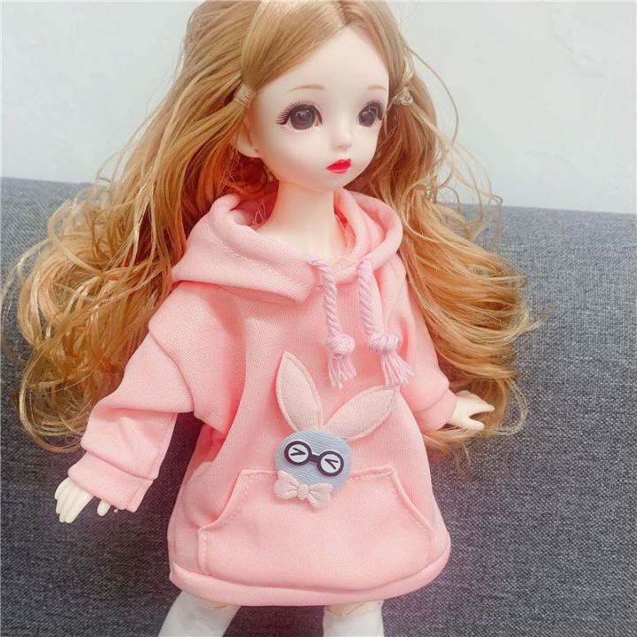 New Dress-up 30 cm bjd Barbie Doll 3D Real Eye Doll Play House Girl Toy ...