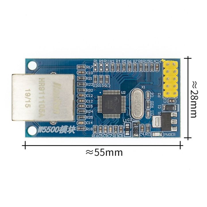 【happy one】W5500 Ethernet network module TCP/ IP 51/STM32 program over | Daraz.lk