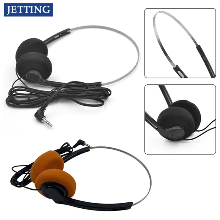 Portable Wired Small Circle Headphones Music M1PC Retro Steel P3 ...