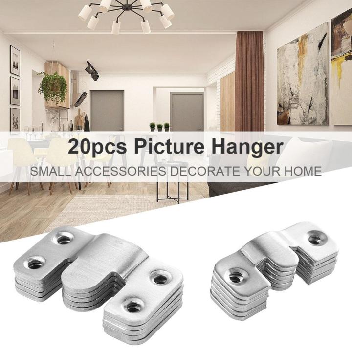 Art 20pcs Z Clip Painting Interlocking Display Bracket Photo Frame Hook ...