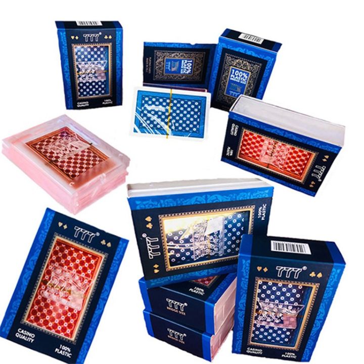 777 Poker Plastic Playing Cards with Case 100% PVC Waterproof | Daraz.lk