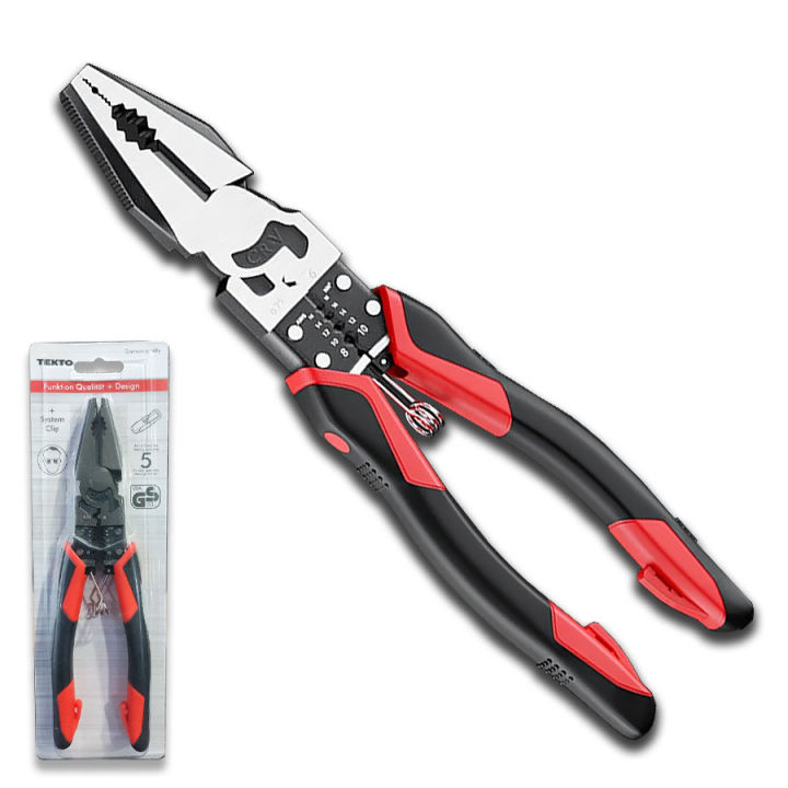 Multifunctional 9-in-1 Universal Combination Cutting Plier Lineman ...