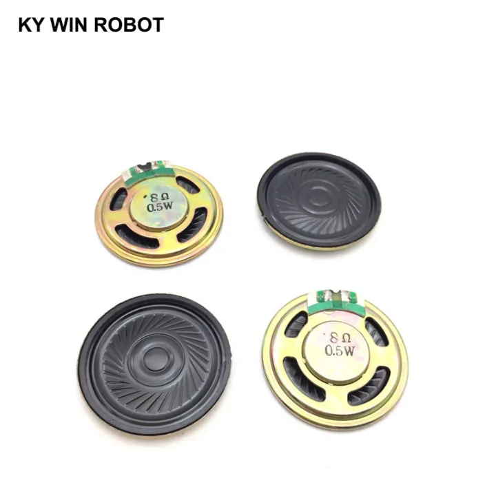 5pcs/lot New Ultra-Thin Speaker 8 Ohms 0.5 Watt 0.5w 8r Speaker Diameter 36mm 3.6cm Thickness ...