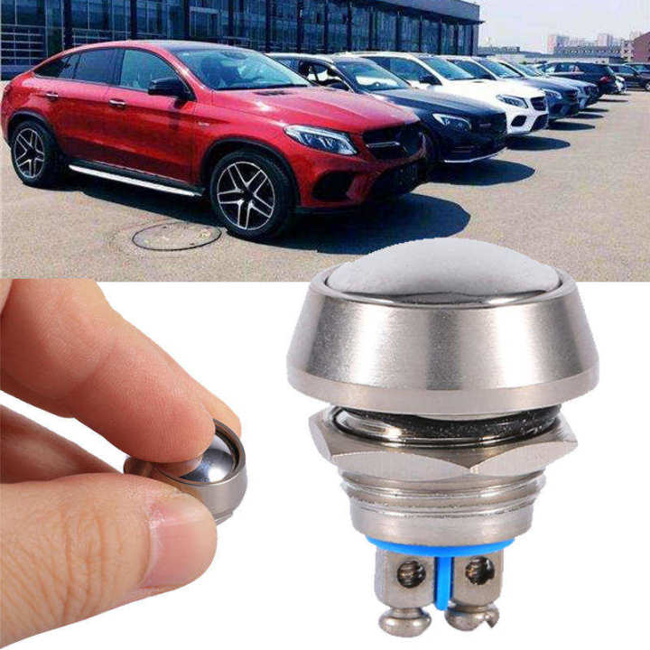 12mm Momentary Control Type Toggle Dome Waterproof Metal On/Off Push Button | Daraz.lk