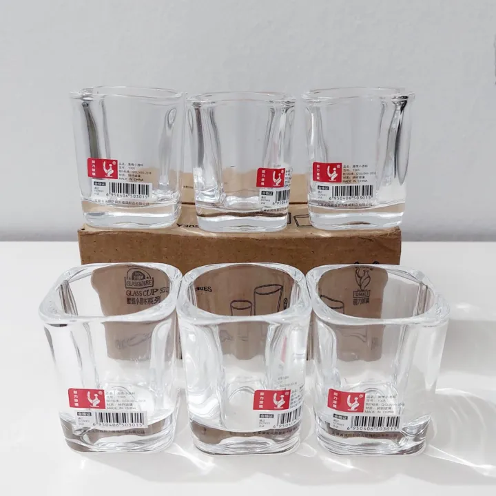 Qianli Glass 6pcs Set Clear Shot Glass Glassware Hotel & Home Use ...