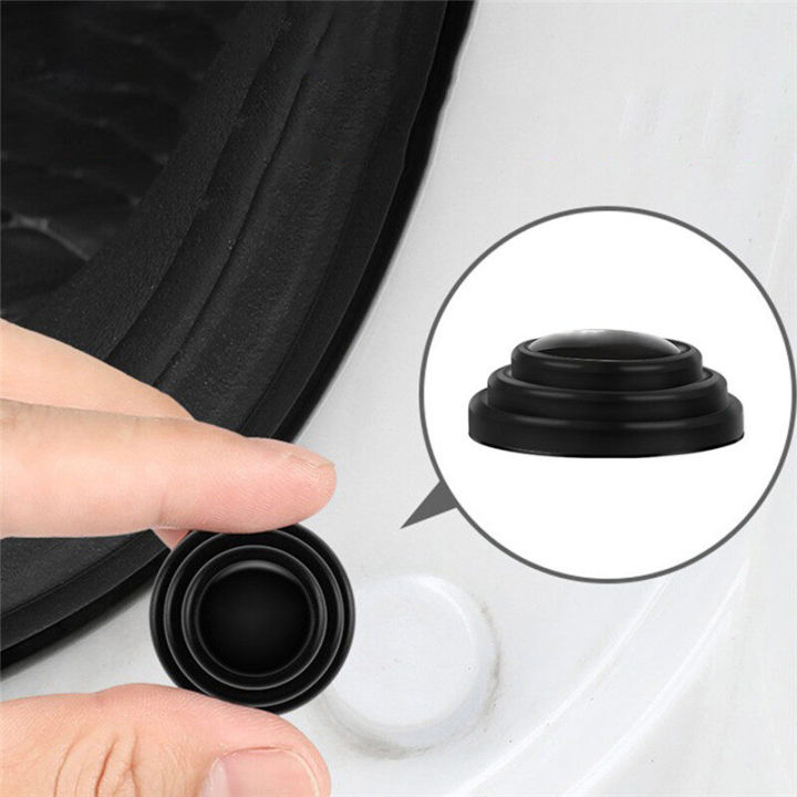 【Miga Plaza】4Pcs Car Door Anti Shock Buffer Absorber Sticker Silicone ...
