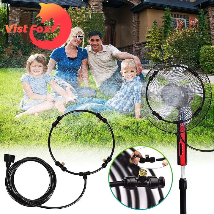 Outdoor Cooling Fan Sprayer Fan Sprayer Low Pressure Cooling Spray Ring ...