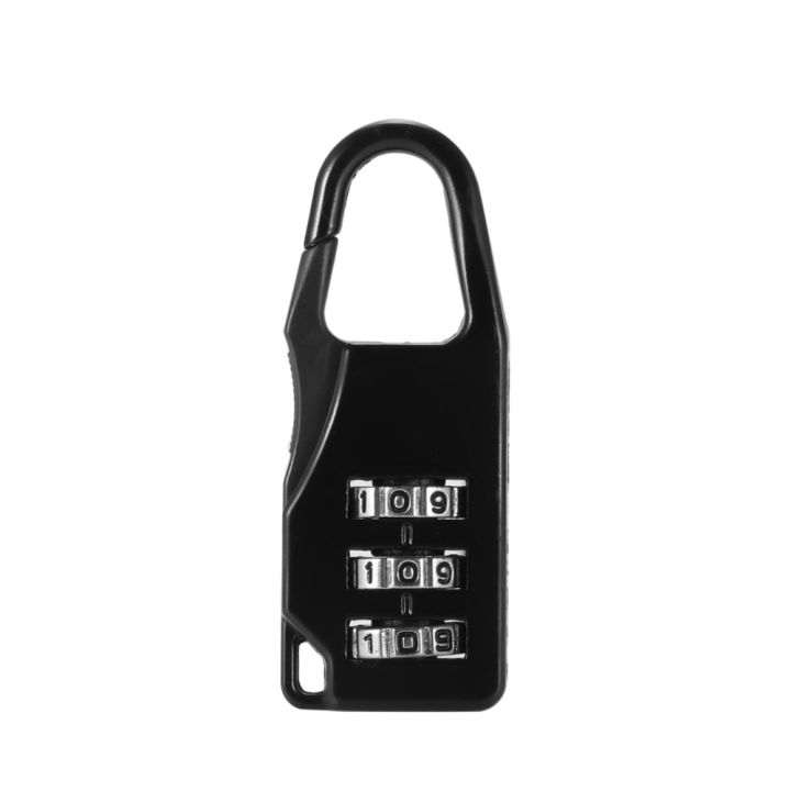 3 Dial Digit Number Code Password Combination Padlock Security Travel