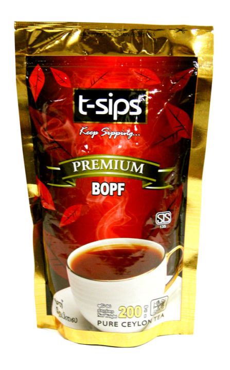 t-sips Premium BOPF 200g - Ceylon tea | Daraz.lk