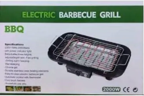 Electric Barbecue Grill 2000W Tandoori Maker Indoor and Outdoor Grill ...
