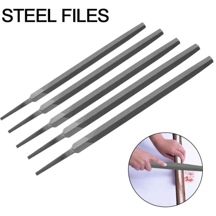 High Hardness Steel Triangle Saw File 6/8/10/12/14 Inch Middle Tooth ...