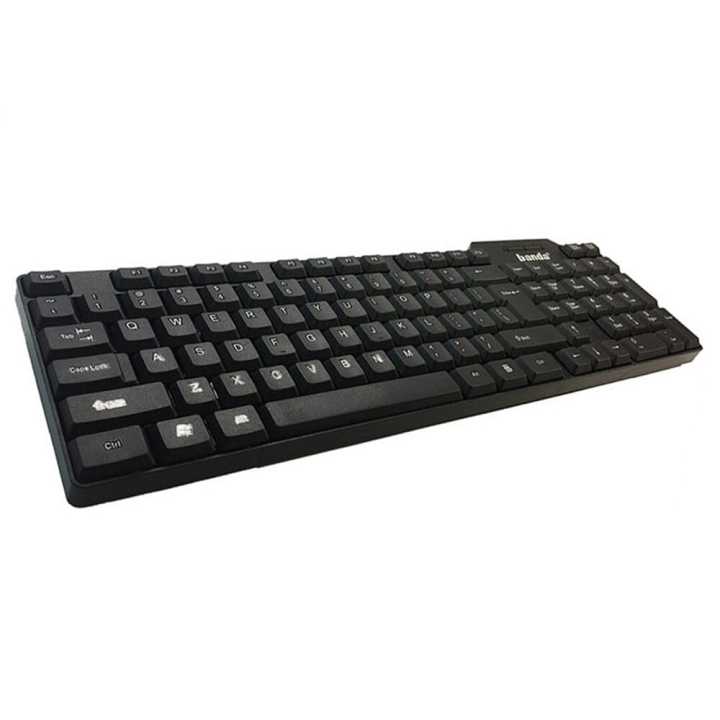 Banda BW-08 USB Keyboard Wired USB Desktop Keyboard (Black) Wired ...
