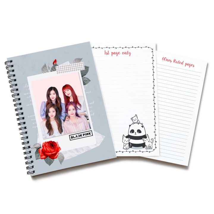 Cute Black pink spiral Notebook, best gift for your loving one's, can ...
