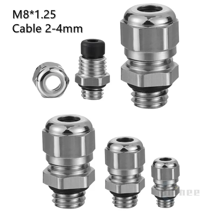 1piece Nickel Brass Metal Ip68 Waterproof Cable Glands Connector Wire ...