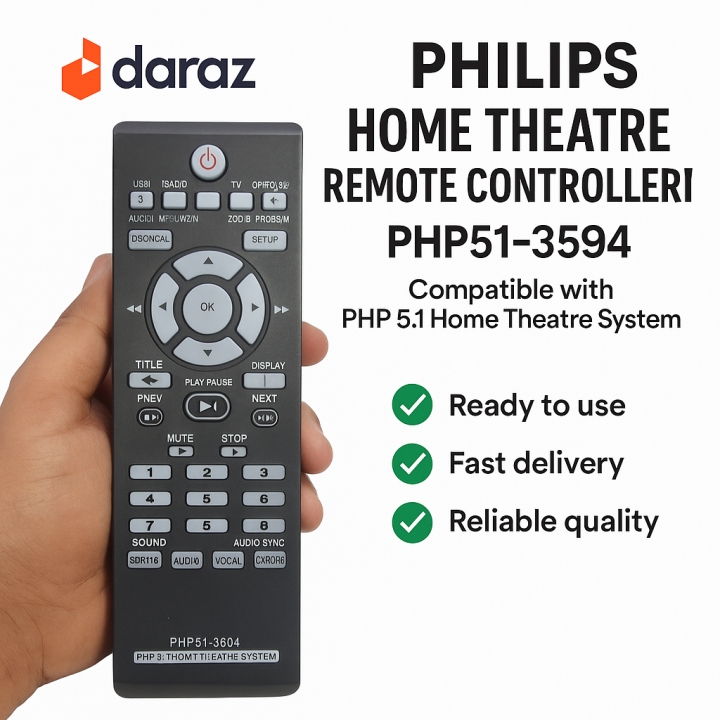 PHILIPS HOME THEATRE REMOTE CONTROLLER | Daraz.lk