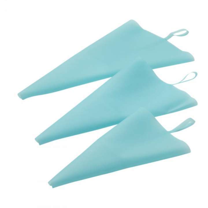 Cake Icing Bag Silicone Reusable icing Bags Piping Bag - 3 Pcs | Daraz.lk