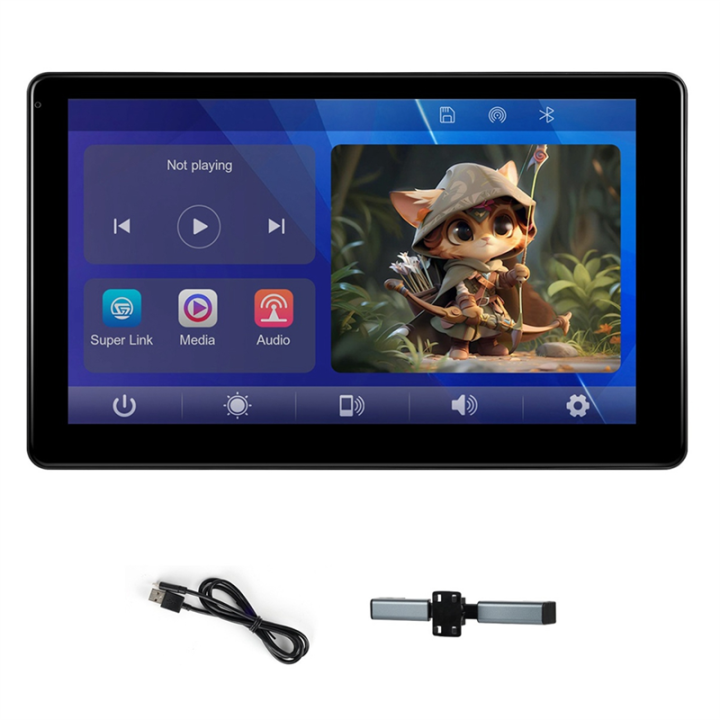 ARELENE 9 Inch Multi-Functional Car TV Headrest Monitor for Back Seat ...