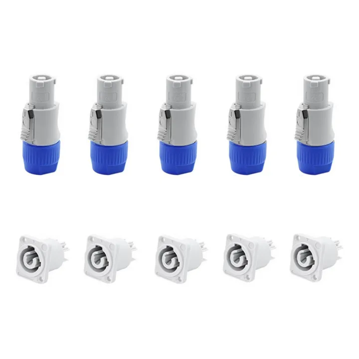 ARELENE 3 PIN AC Powercon Connector Male Plug NAC3FCA AC Power Plug 20A ...