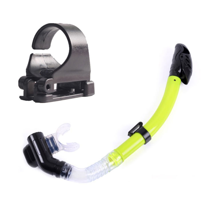 Universal Diving Snorkel Buckle Goggles Silicone Tube Plastic Clip ...