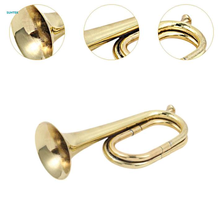Cavalry Trumpet Musical Instrument Scout Bugle for Cavalry Beginner ...