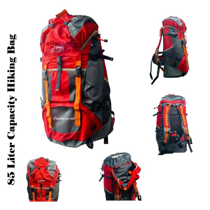 80 OR 85 L Hiking Backpack, Outdoor Backpack Mountaineering Bag Nylon ...