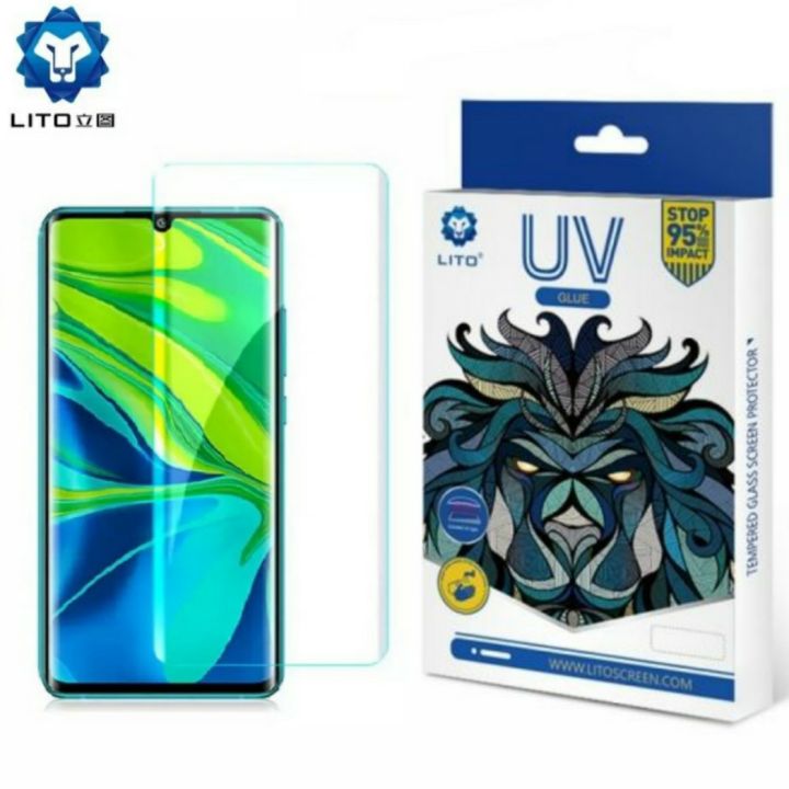 LITO MI Note 10 Lite Tempered Glass - UV Tempered Glass | Daraz.lk