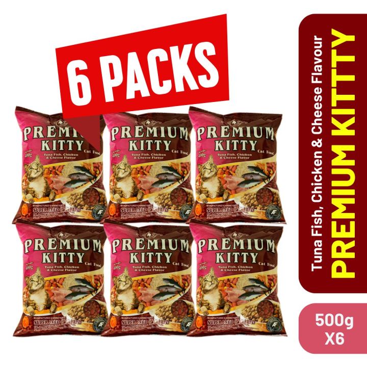 Premium Kitty Cat Dry Food 400g -6 Pack Combo | Daraz.lk