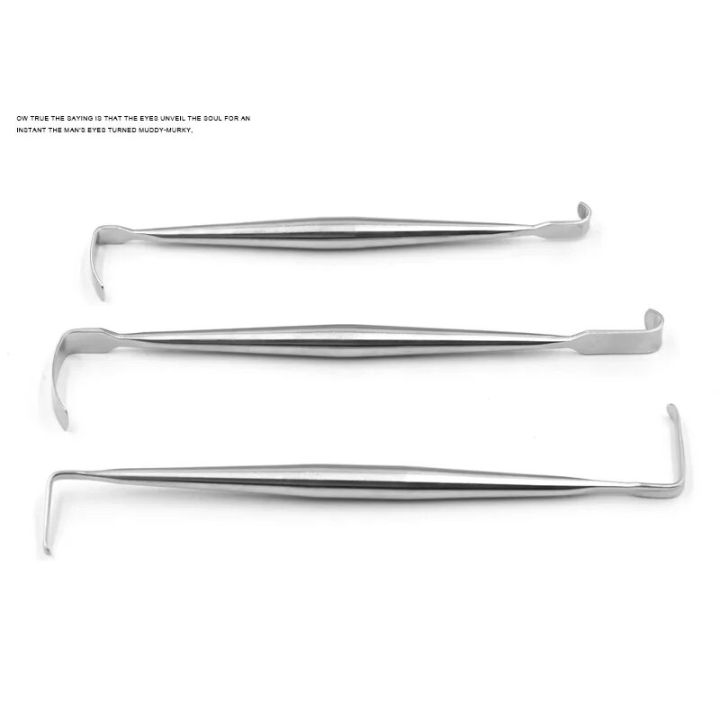 nose plier Orthopedic stainless steel hook eye nose nose double head ...