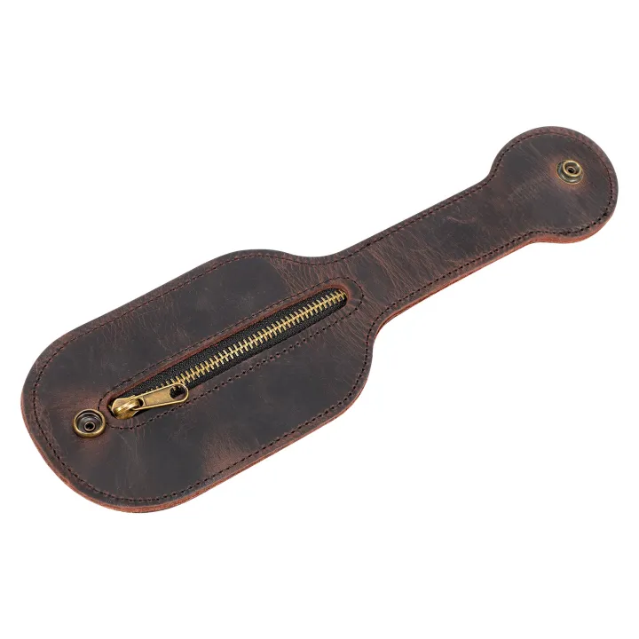 Racket Boston Coin Coin Pocket Thick Leather Men and Women | Daraz.lk