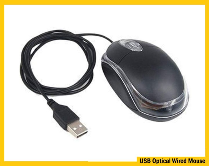 High Quality USB Optical 3D Wired Mouse For Computers Laptops | Daraz.lk