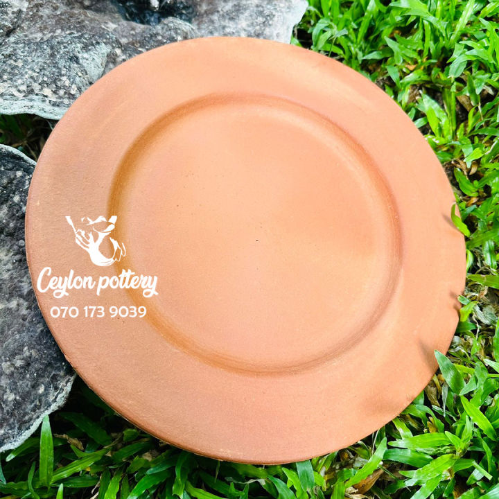 Red Clay plate/ Terracotta Clay Pot | Daraz.lk