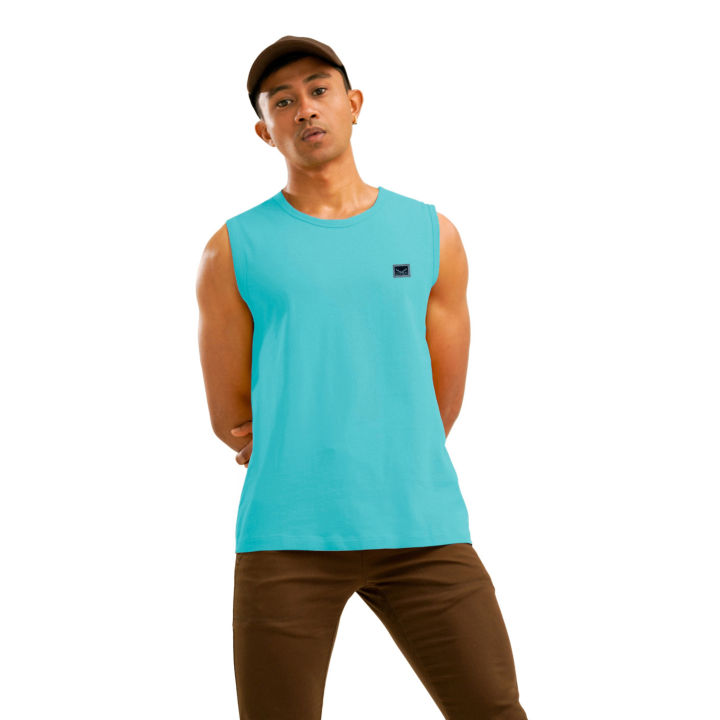 Moose Men’s Everyday Essential Tank Top – Aqua | Daraz.lk