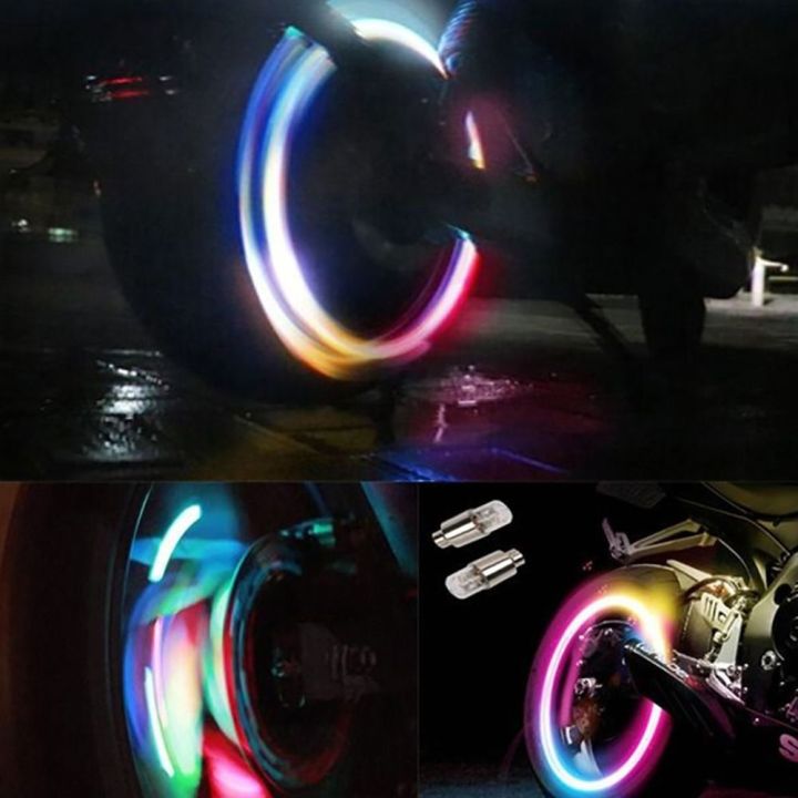 Replacement Waterproof Tire Valve Light Universal Flashing Valve Stem ...