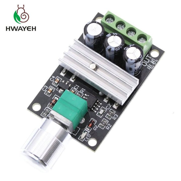 【KAMDSS015】1pcs 6V 3A PWM Speed Controller Adjustable Speed With Potentiometer Switch | Daraz.lk