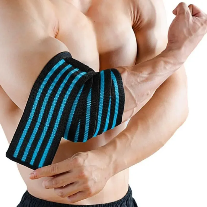 1PC 100cm Long Wrap Elbow Strap Bandage Breathable Brace Support Gym ...