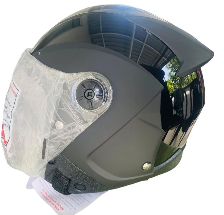 UP 2 Alien Black, White Motor Bike Helmet SLS Certified | Daraz.lk